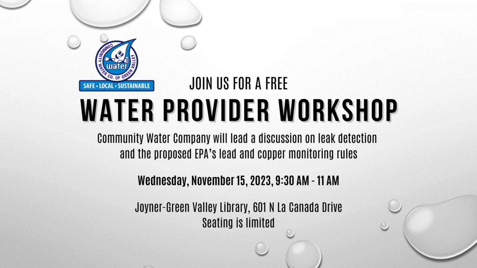 Home - Community Water Company